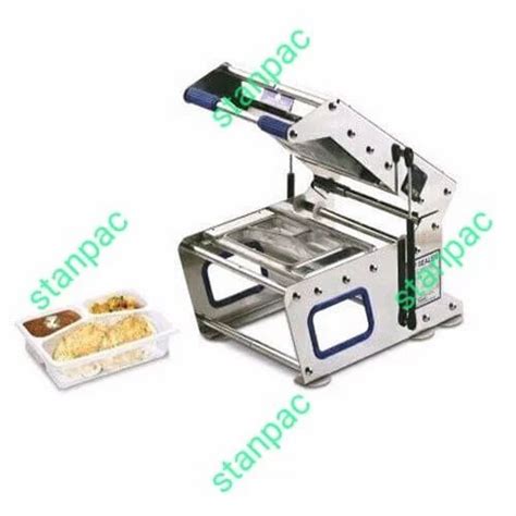 STANPAC Stainless Steel Round Container Sealing Machine Model SF 123