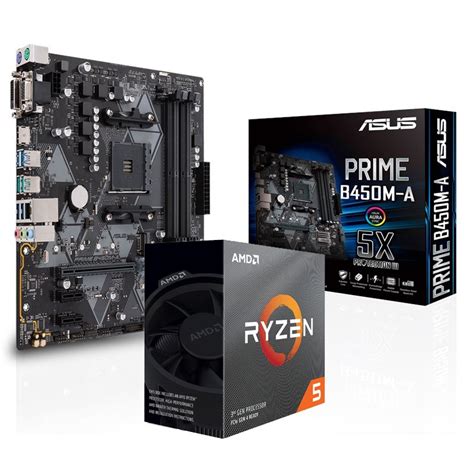Bundle Deal AMD Ryzen 5 3600 CPU ASUS PRIME B450M A M ATX