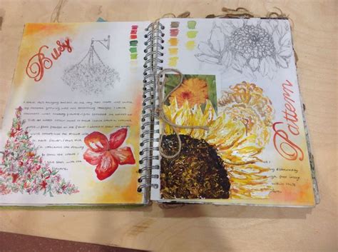 Image Result For Gcse Art Sketchbook Ideas Natural Forms Sketchbook Layout Textiles Sketchbook