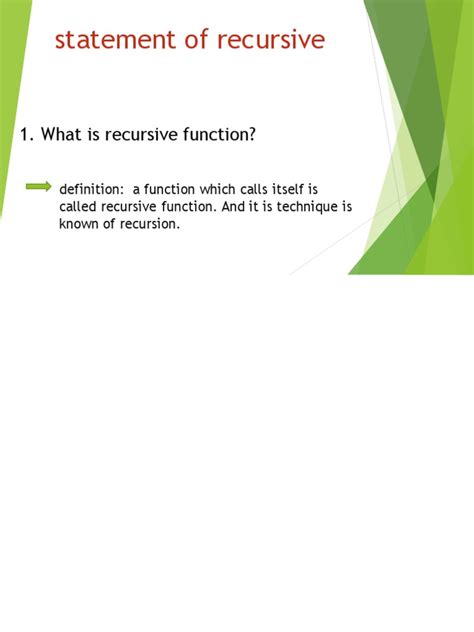 Recursion Pdf