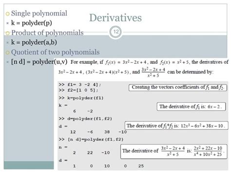Polynomials And Curve Fitting In Matlab Ppt