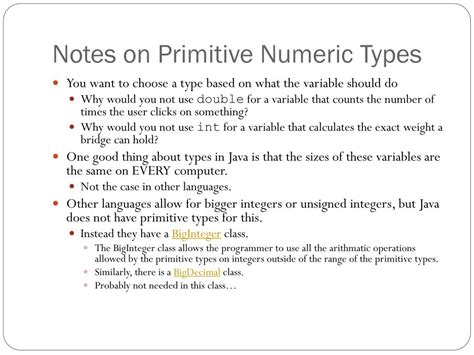 PPT Primitive Data Types And Arithmetic Operations PowerPoint Presentation ID