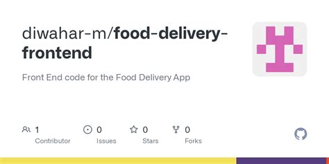 GitHub Diwahar M Food Delivery Frontend Front End Code For The Food Delivery App