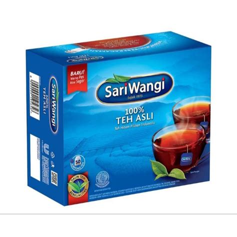 Jual Teh Celup Sari Wangi Sariwangi Teh Celup Hitam Melati Asli