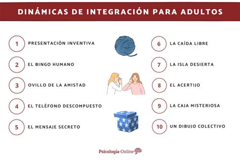 10 Dinámicas De Integración Para Adultos