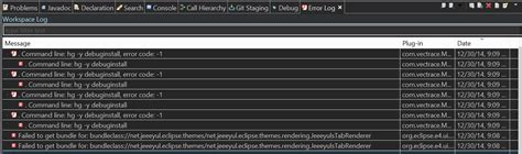 Java Mercurial Eclipse Error With Initialization Stack Overflow