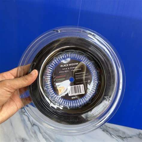 Dunlop Black Widow Tennis Strings 17 Tennis Strings Dunlop Original Black Shopee Malaysia