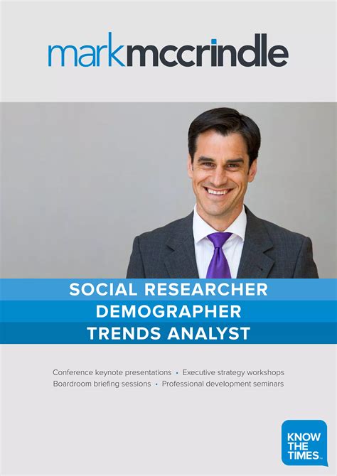 Mark Mccrindle Professional Speaker Info Pack Pdf