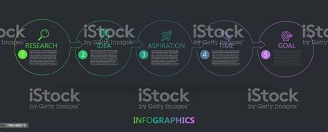 아이콘과 5개의 옵션 또는 단계가 있는 비즈니스 인포그래픽 디자인 템플릿 벡터 원형에 대한 스톡 벡터 아트 및 기타 이미지 원형 인포그래픽 0명 Istock