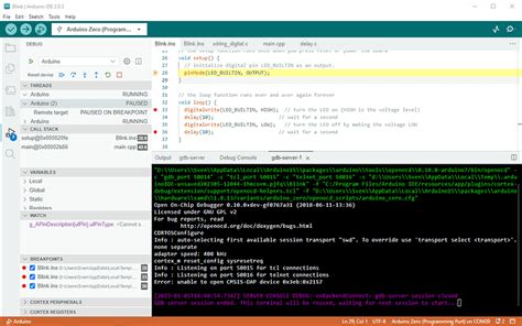 Is There A Tutorial For Using The Live Debugger Arduino Zero Ide X Arduino Forum