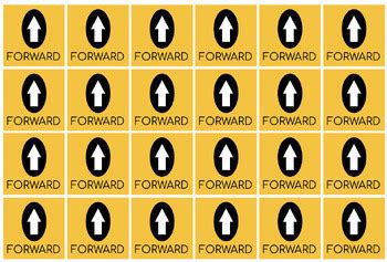 Blue Bot Bee Bot Coding Cards Can Also Be Used For Other Robots Or Coding