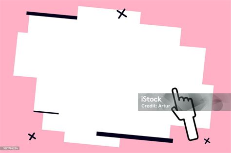 평면 디자인 비즈니스 벡터 일러스트 레이 션 빈 복사본 공간 텍스트 광고 웹사이트 프로 모션에 대 한 Esp 절연 오른손 집게손가락 또는 인덱스 가리키는 위쪽으로 엄지 표시