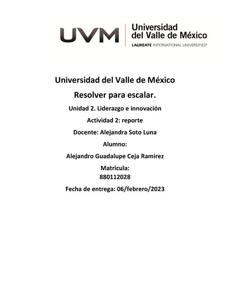 A2 AGCR A2 ACTIVIDAD NUMERO 2 DE LA MATERIA RESOLVER PARA ESCALAR DE LA UNIVERSIDAD Studocu