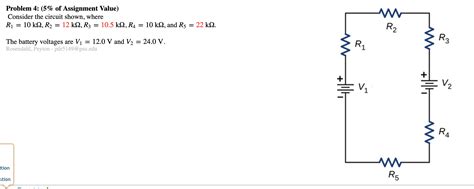 problem 4 5 of ﻿assignment value consider the