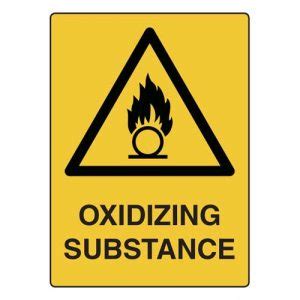 Oxidizing Substance Safety Signs Direct