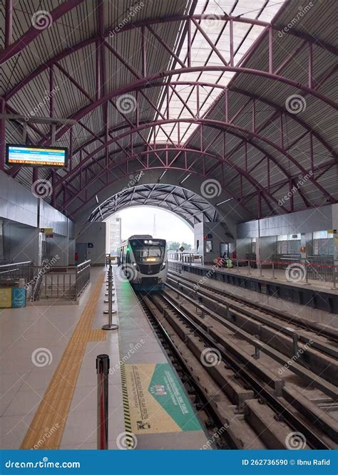 The Palembang Light Rail Transit Palembang Lrt Is An Operational Light