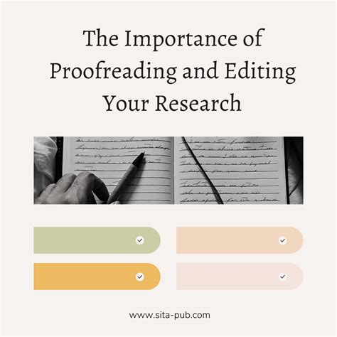 The Importance Of Proofreading And Editing Your Research Sita Academy