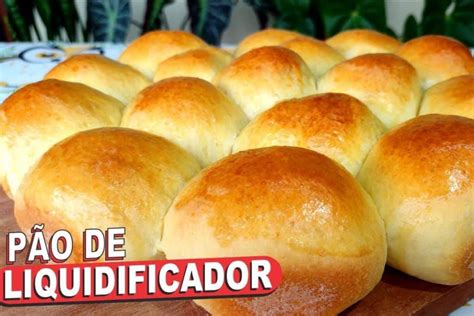 Descobri uma receita deliciosa de pão caseiro de liquidificador