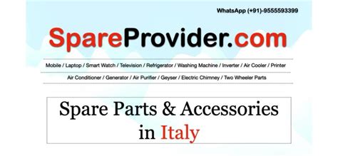 Buy Mobile Spare Parts & Accessories in Italy — SpareProvider.com | by ...