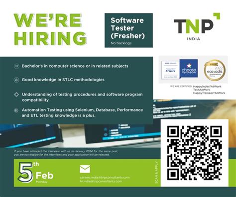 Hiring Hiring Tester Qa Kochi Job Opening Freshersvacancy