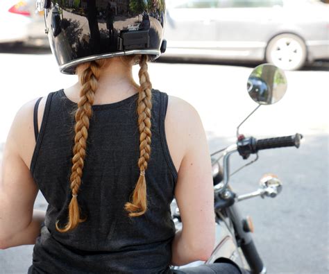 How To Wear Hair In Motorcycle Helmet