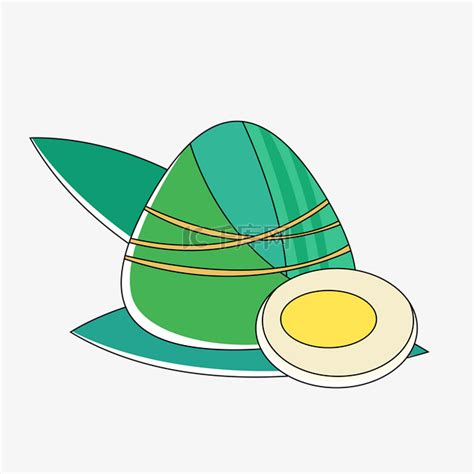 线描端午端午节粽子素材图片免费下载 千库网