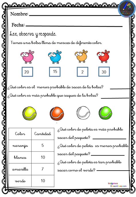 fichas matemáticas para primaria 6 Imagenes Educativas