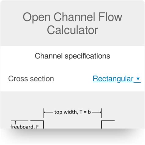 Open Channel Flow Calculator Spreadsheet Pertaining To Open Channel