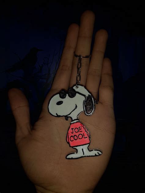 Stl File Joe Cool Keychain・3d Printer Model To Download・cults