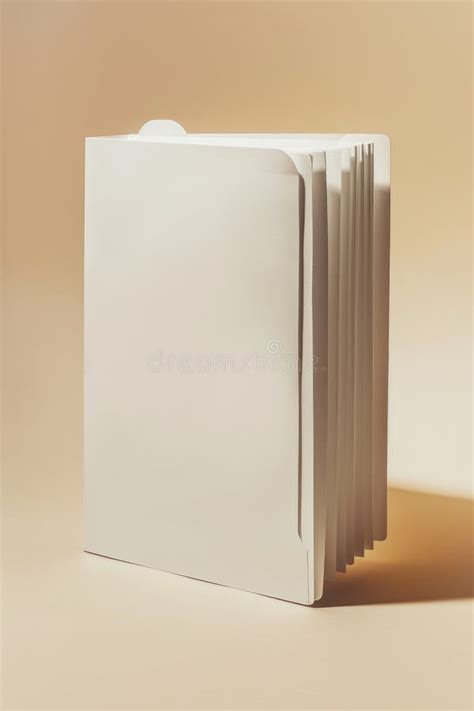 A Collection Of White Folders Stacked On A Table Possibly Containing