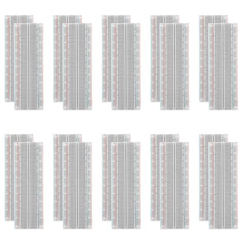 Electronikz Review ZUQIAN 20 Pack Breadboard 830 Point Solderless