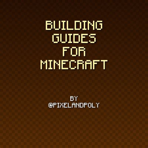Minecraft Building Guides Twitter