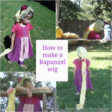 How To Make A Rapunzel Wig Adventures In A Messy Life