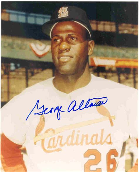 AUTOGRAPHED GEORGE ALTMAN X St Louis Cardinals Photo Main Line Autographs