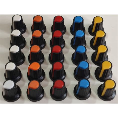 Kit De Ou Es Coloridos Knobs Para Reposi O De Mesas De Som Tima Qualidade Shopee