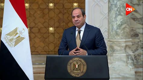 كلمة الرئيس السيسي خلال مؤتمر صحفي مشترك مع نظيره الصومالي حسن شيخ