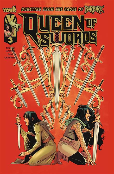 Queen Of Swords 3 Howell Cover Fresh Comics