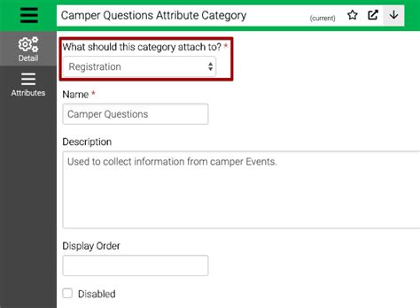 Where Are Attribute Categories Displayed Circuitree