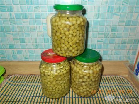 Рецепт Консервированный горошек по домашнему просто и вкусно