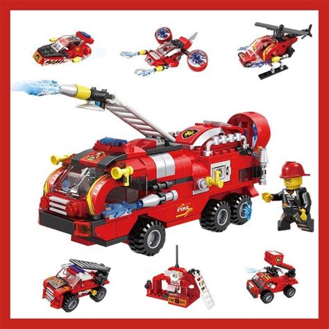 Đồ Chơi Lego Lắp Ráp Mô Hình Xe Cứu Hỏa Phát Triển Tư Duy Và Tăng Khả