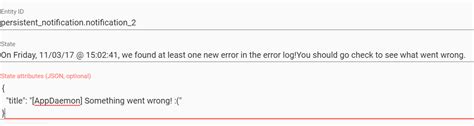 [appdaemon] tutorial 2 errorlog notifications appdaemon home