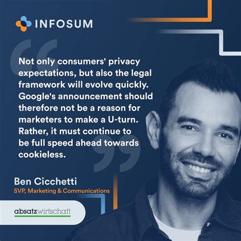 Infosums Ben Cicchetti On Cookieless World Infosum Posted On The Topic Linkedin