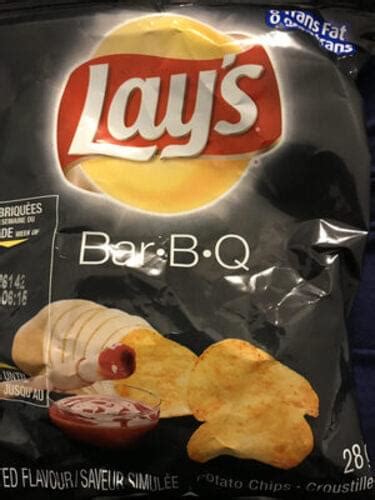 Lays Bar B Q Potato Chips 28 G Nutrition Information Innit