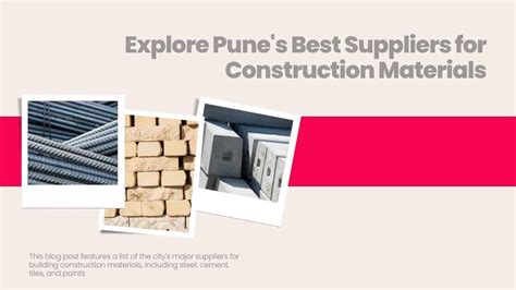 Find Top Supplier For Construction Materials In Pune
