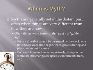 Mythology Vocabulary Pptx