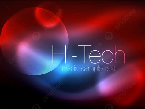 Blurred Neon Glowing Circle Background Neon Border Defocused