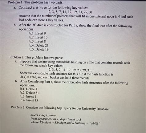 Solved Problem This Problem Has Two Parts A Construct A Chegg Com