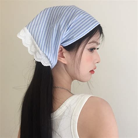 당일출고 양떼목장 여름휴가 두건 그물 니트 반다나 휴가룩 봄 피크닉 바캉스 레이스 동남아
