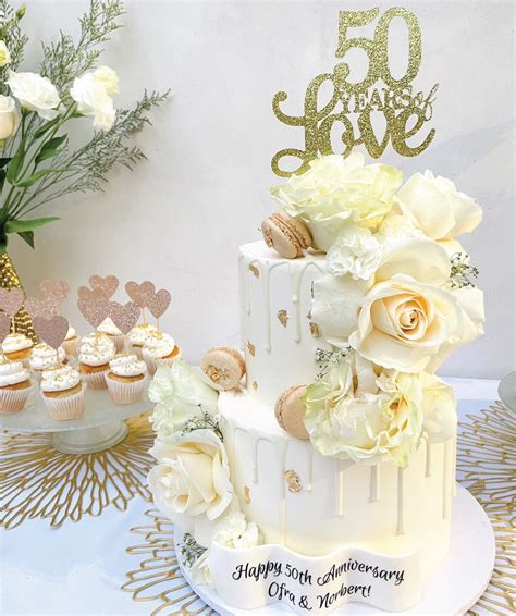 Ideas For 50th Wedding Anniversary Cakes 60 Photos