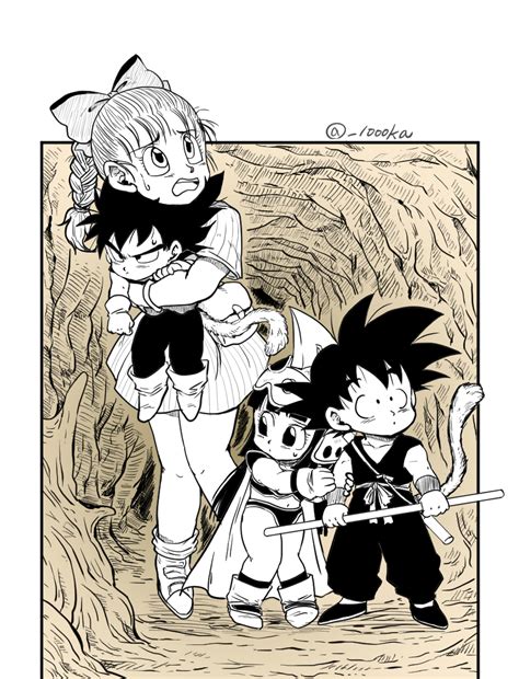 Son Goku Vegeta Bulma And Chi Chi Dragon Ball And 2 More Drawn By